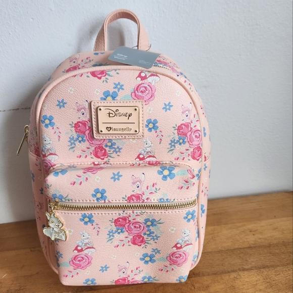 Loungefly | Bags | Loungefly Disney Bambi Floral Backpack Thumper With ...